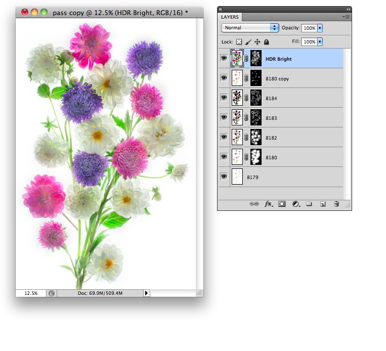 Using a High-Key Layer Stack – Harold Davis
