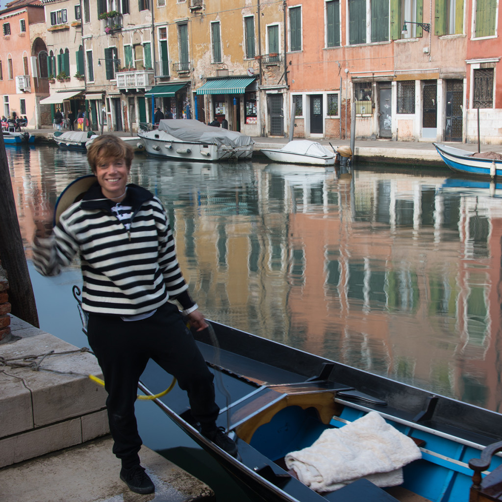 Female Gondolier in Venice – Harold Davis